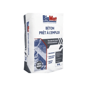 Sac de béton tout prêt 25KG au meilleur prix